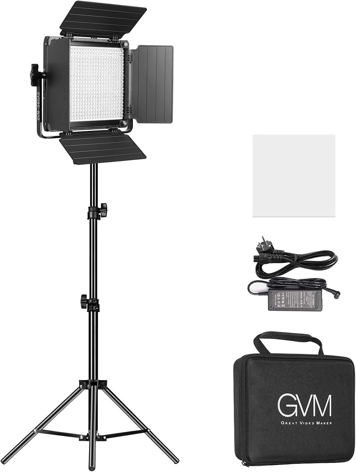 Test du kit de lumière vidéo LED GVM 480 : performance et contrôle APP
