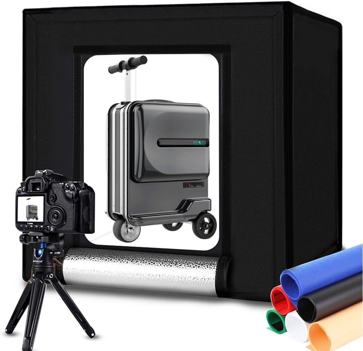 Test : tente photo DUCLUS 60x60cm LED 5500K pliable