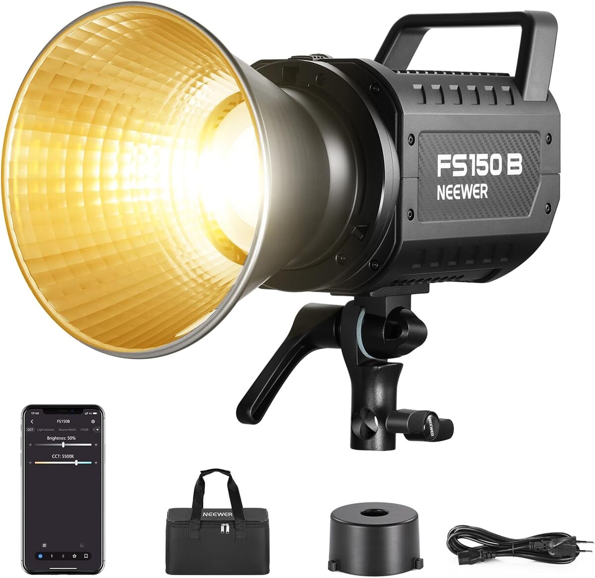 Test : lumière vidéo Neewer FS150B 130W COB bicolore